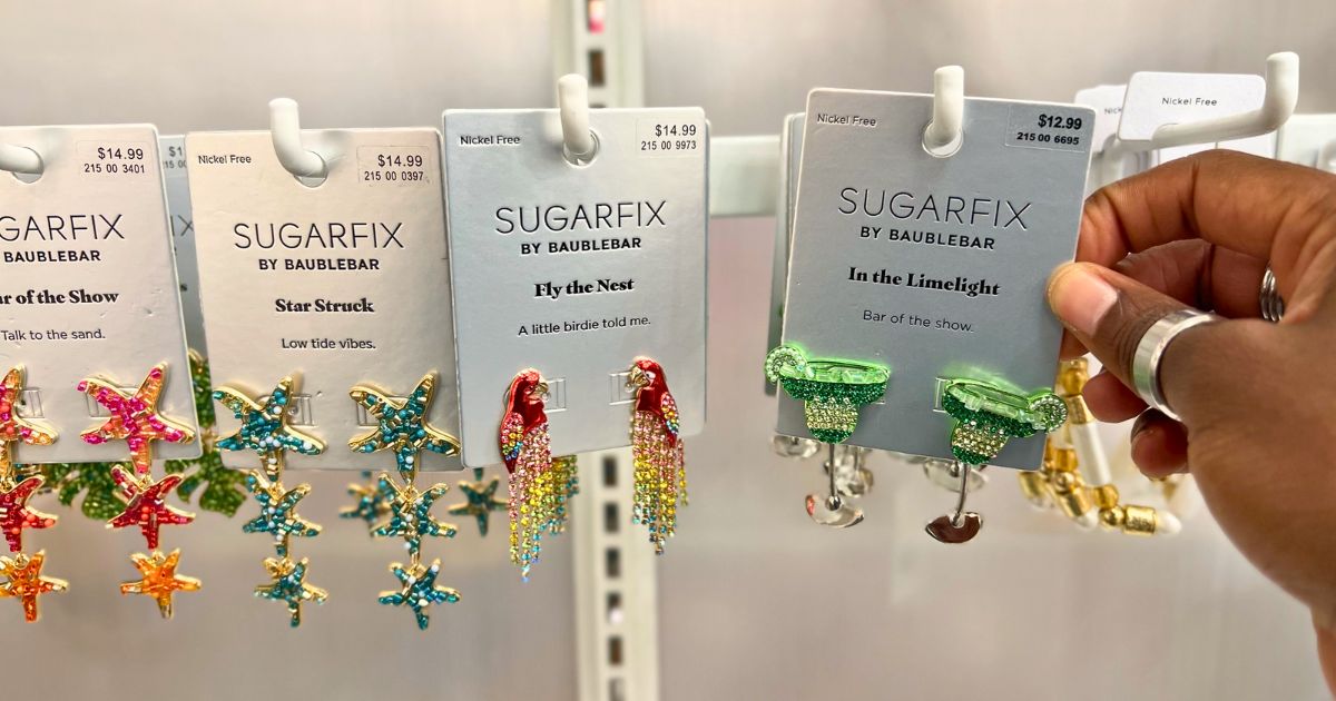 Sugarfix Jewelry Sale on Target.com | Cute Statement Earrings ONLY $10.39 + More | Hip2Save
