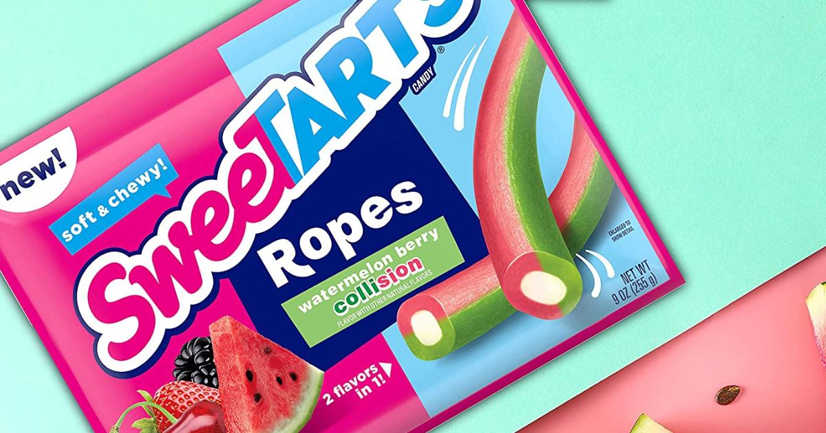 SweeTARTS Ropes Candy 9oz Pouch Only $2 Shipped on Amazon | Hip2Save