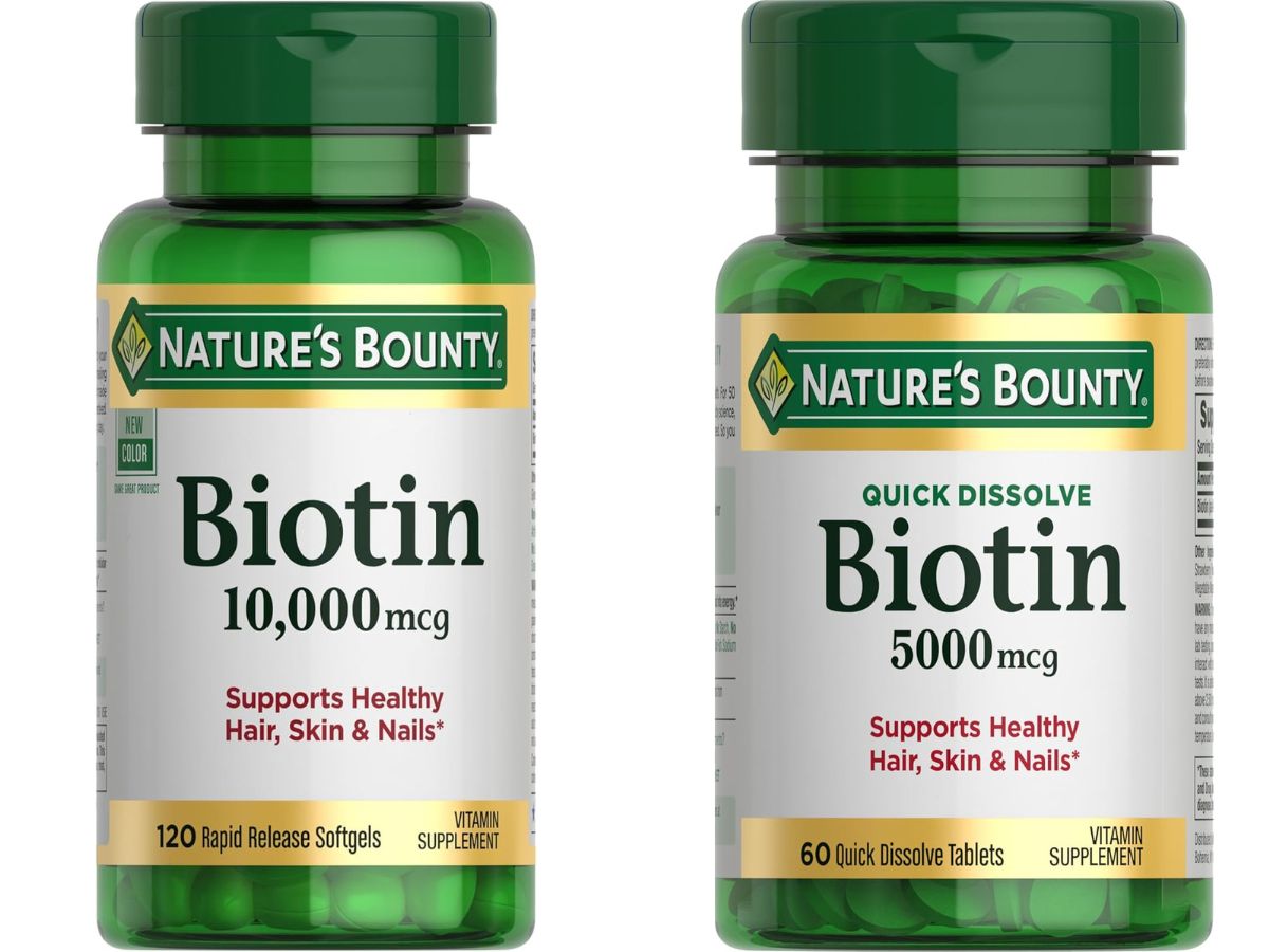 Nature’s Bounty Biotin 120-Count Bottle Just $6 Shipped on Amazon (Reg ...