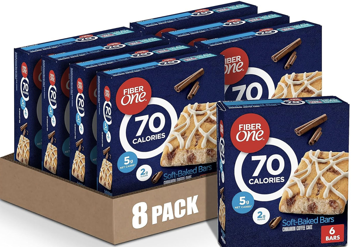 Fiber One Soft Baked Bars 48-Count Just $11.94 Shipped on Amazon (Only ...