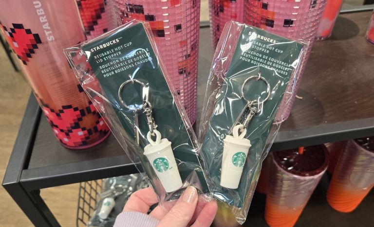 NEW Starbucks Lid Stopper Keychain Spotted at Target | Hip2Save