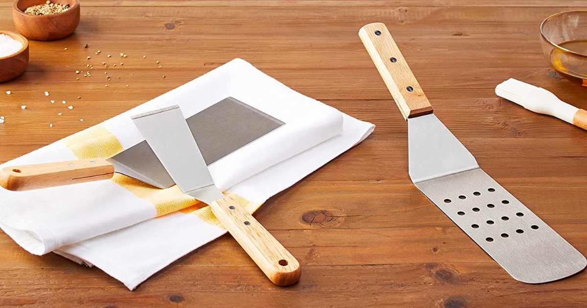 Amazon Basics 4-Piece Griddle Spatula Set Only $9.28 (Regularly $15 ...