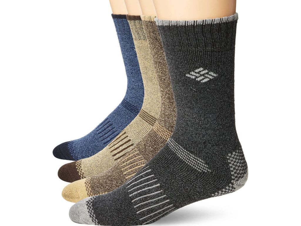 Columbia Socks 4-Pack Only $7 on Amazon | Moisture Wicking | Hip2Save