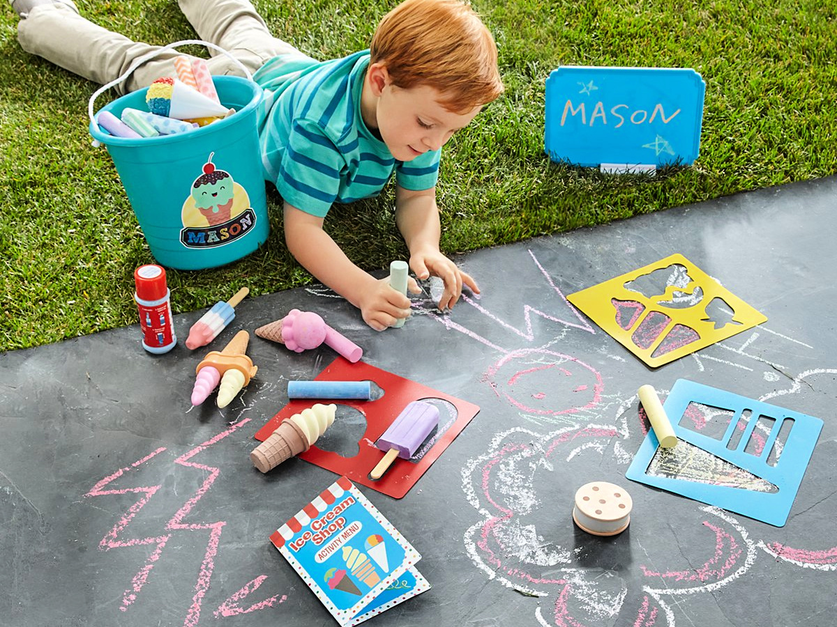 Melissa & Doug Ice Cream Shop 33-Piece Chalk Set Just $9.83 on Amazon ...
