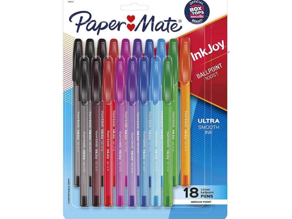 Paper Mate Inkjoy Ballpoint Pens 18-Count Just $1.72 Shipped After ...
