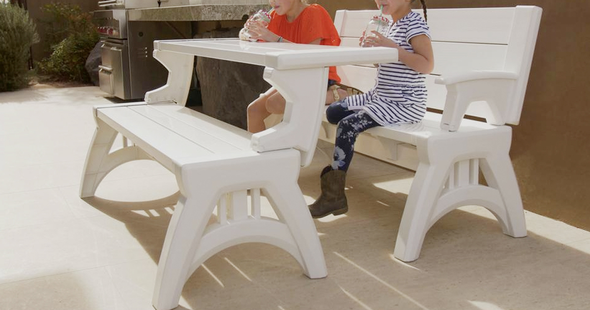 Convert-A-Bench XL w/ Cup Holder from $119.93 Shipped (Regularly $189 ...