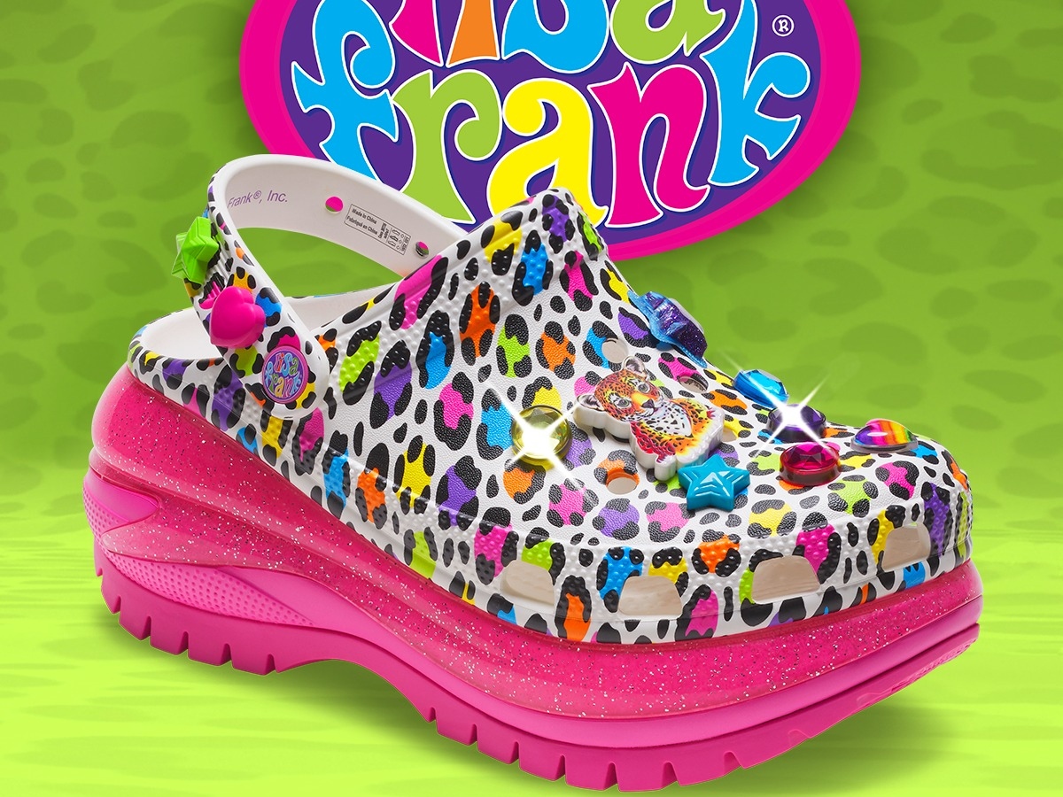 Lisa Frank Crocs | New Mega Crush Clogs & Jibbitz Charms Available ...
