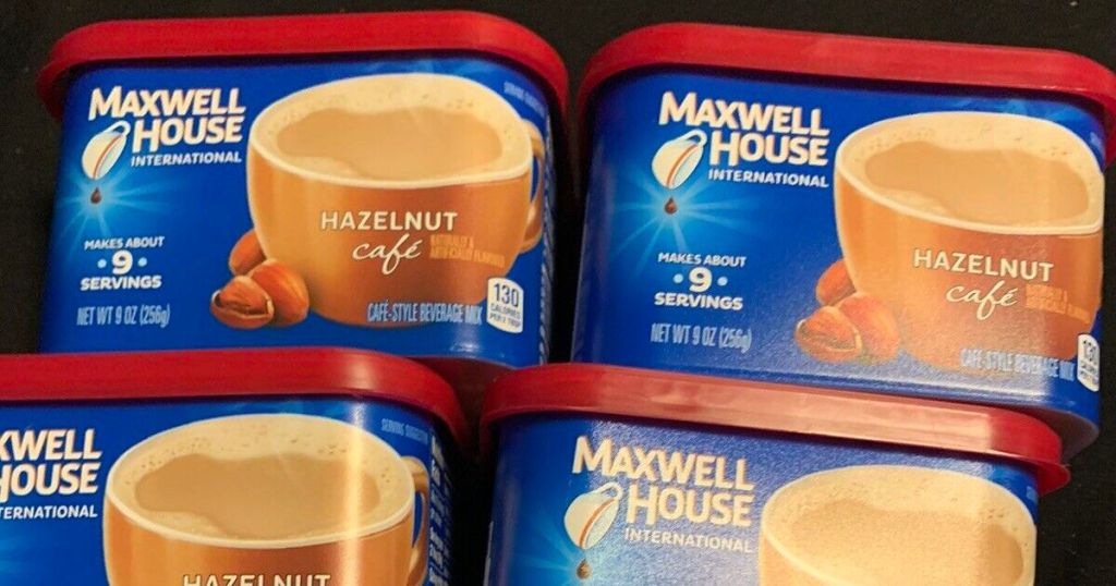Maxwell House Instant Hazelnut Coffee 4-Pack Just $11 Shipped on Amazon ...