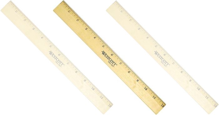 Westcott 12" Wood Ruler w/ Beveled Edge ONLY 50¢ on Amazon (Reg. $4 ...
