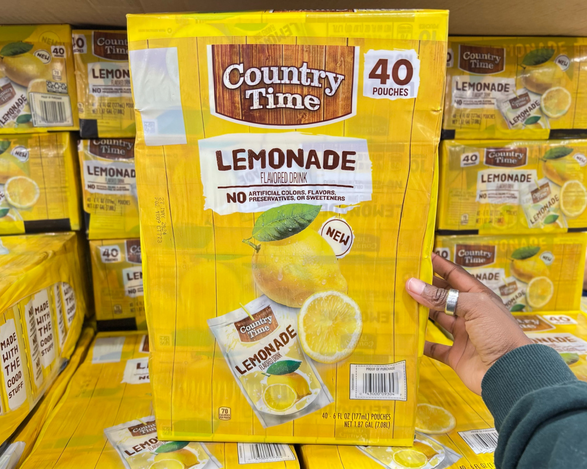 Country Time Lemonade 40-Count Only $9.99 at Costco | Just 25¢ Each ...