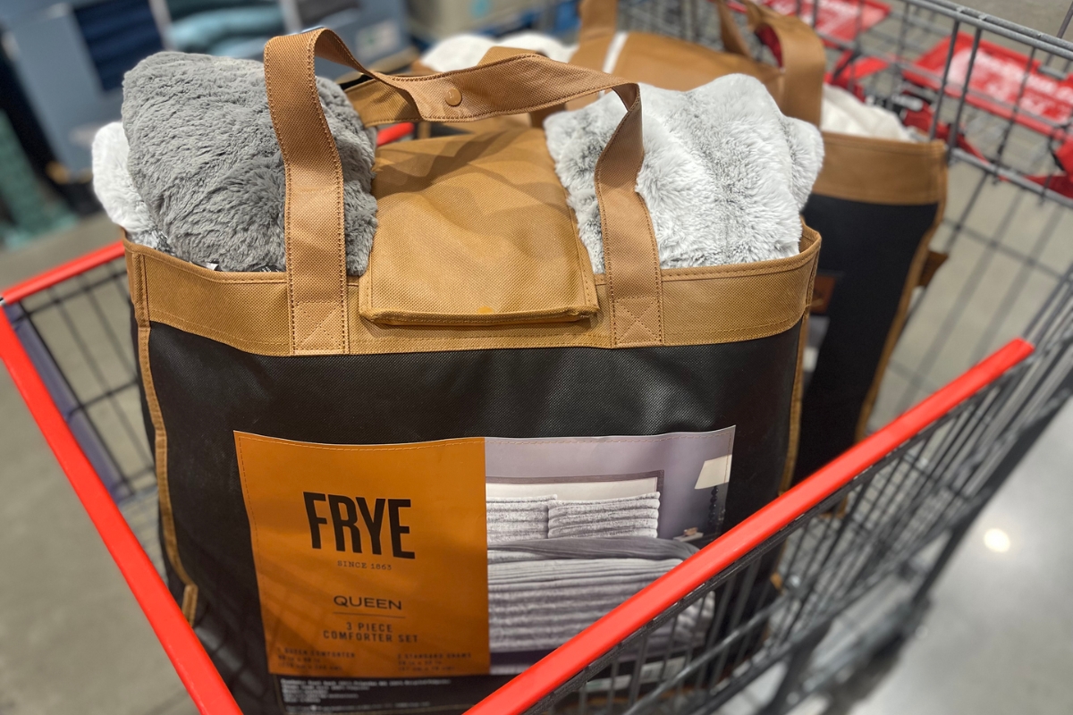 Frye Faux Fur 3-Piece Comforter Sets Spotted at Costco | Hip2Save