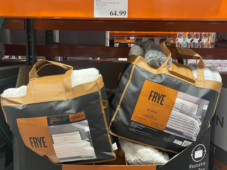 Frye Faux Fur 3-Piece Comforter Sets Spotted at Costco | Hip2Save
