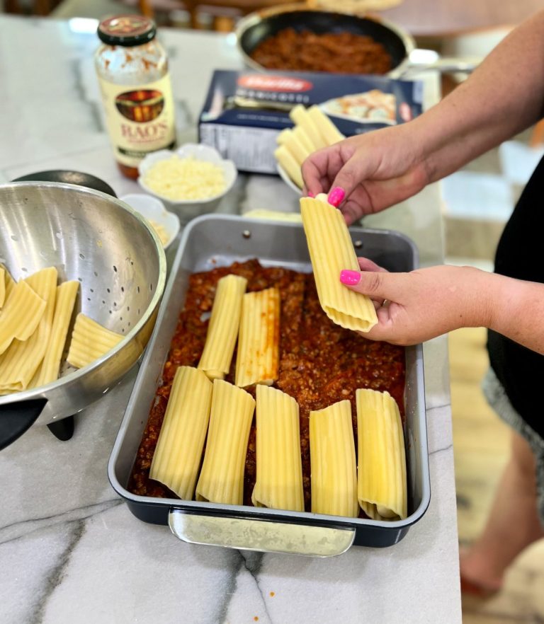 Easy Stuffed Manicotti With String Cheese Recipe (So Delicious!)