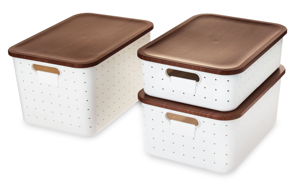 Pen+Gear Storage Boxes 3-Pack Under $20 on Walmart.com | Hip2Save