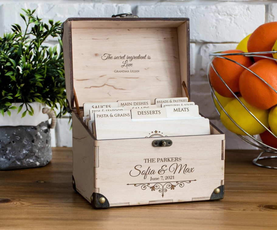 Need A Thoughtful Gift? Create This Easy Personalized Recipe Box