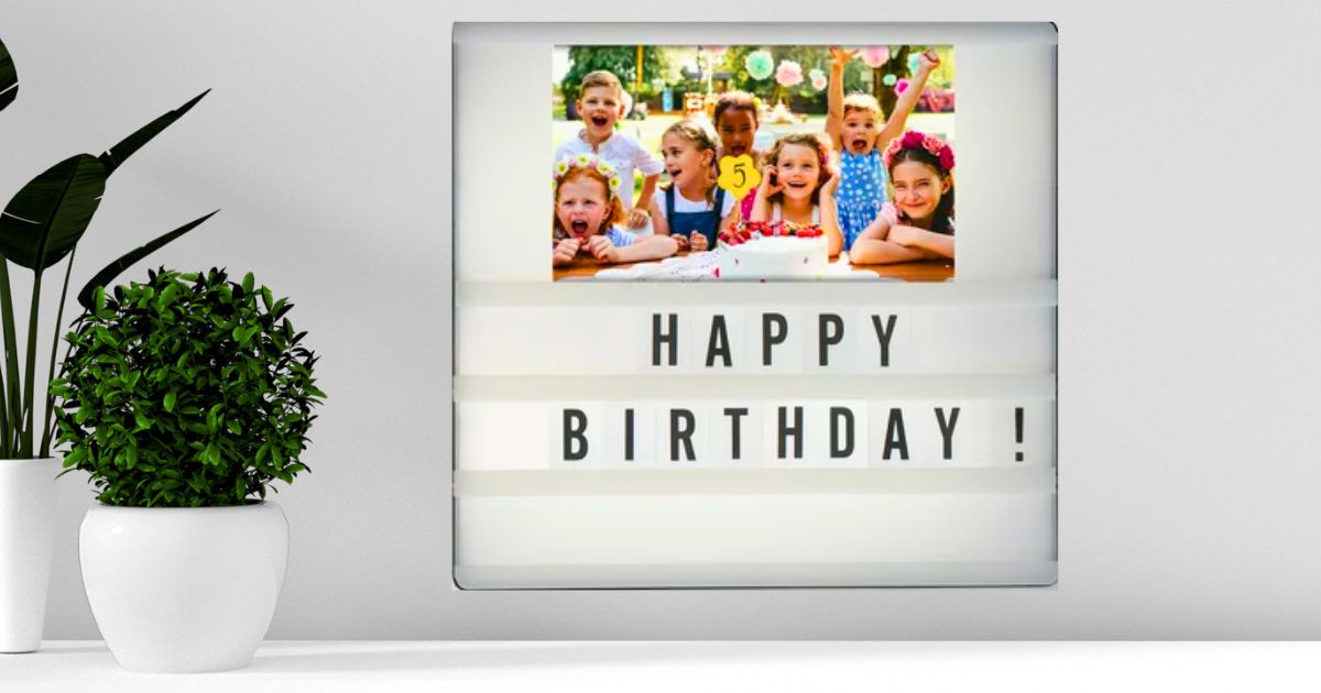 Photo & Message LED Light Box Just $9.98 on Walmart.com (Reg. $30 ...