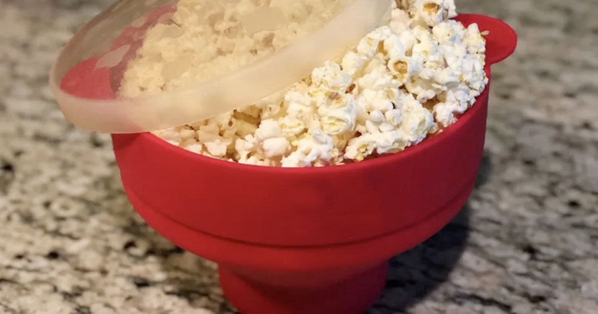 Microwave Popcorn Popper Only $8.99 on Amazon | Collapses for Easy ...