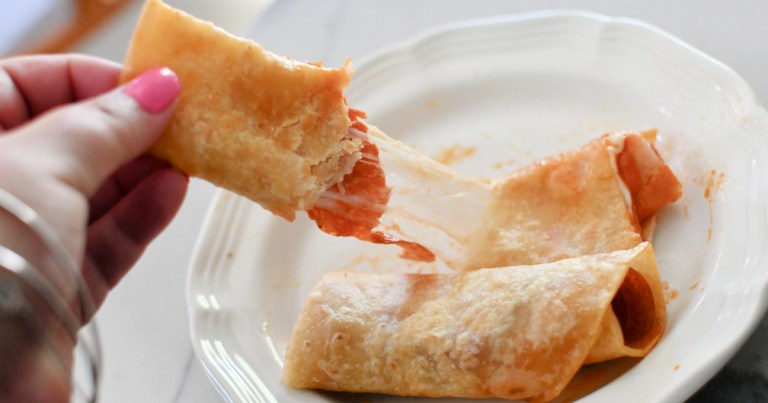 Use This Skillet Hack to Make a Cheesy Roll Up in 5 Minutes!