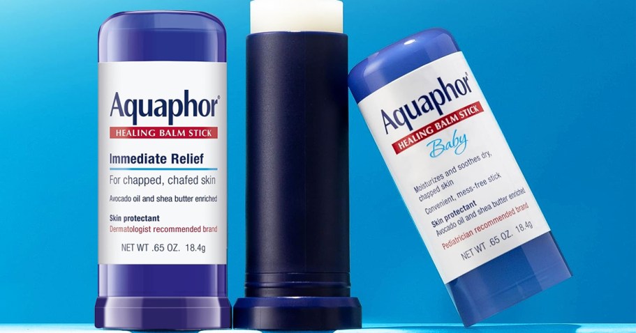 TWO Aquaphor Healing Balm Sticks Just $9.89 Shipped on Amazon (Only $4. ...