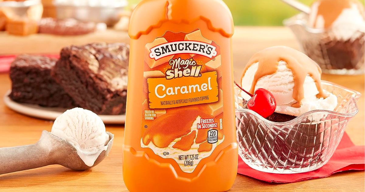 Smucker's Magic Shell Caramel Topping 8-Pack Just $11.70 Shipped on ...
