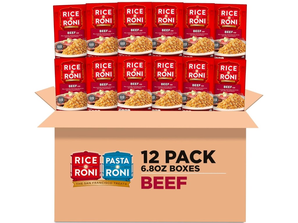 Rice-A-Roni Beef Box 12-Pack Only $9.60 Shipped on Amazon (Just 80 ...