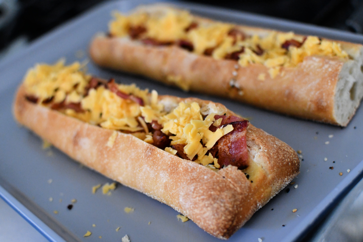Make a Bacon Bread Egg Boat as an Easy Breakfast or Dinner!