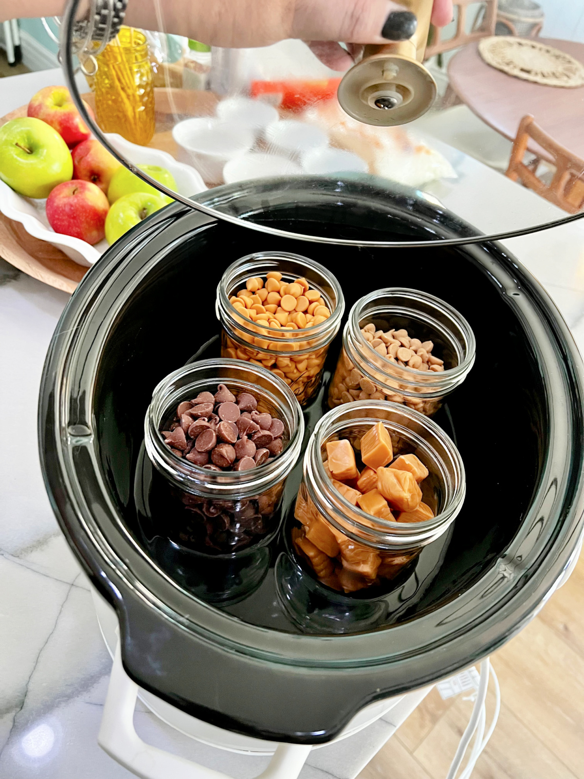 Create a Caramel Apple Board Charcuterie Style!