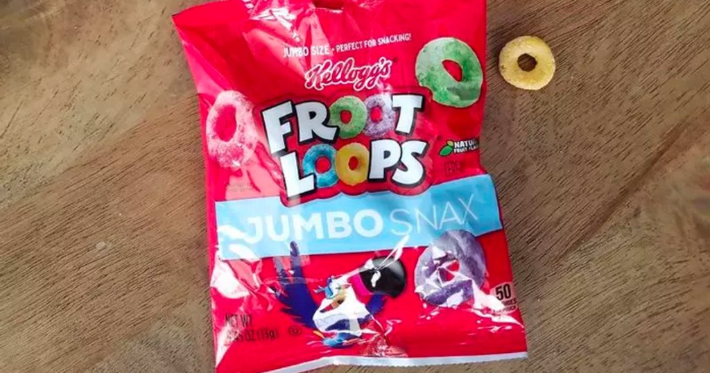 Kellogg’s Jumbo Snax Froot Loops 48-Count Only $13.44 Shipped on Amazon ...