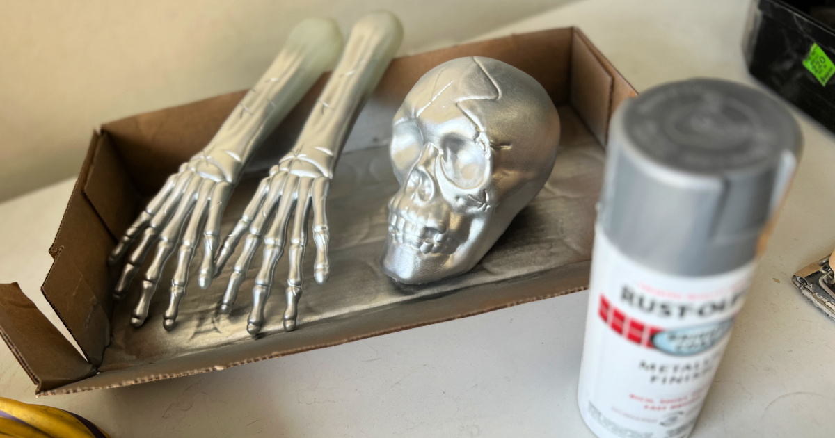 Make a Pottery Barn Inspired DIY Skeleton Charcuterie Board!