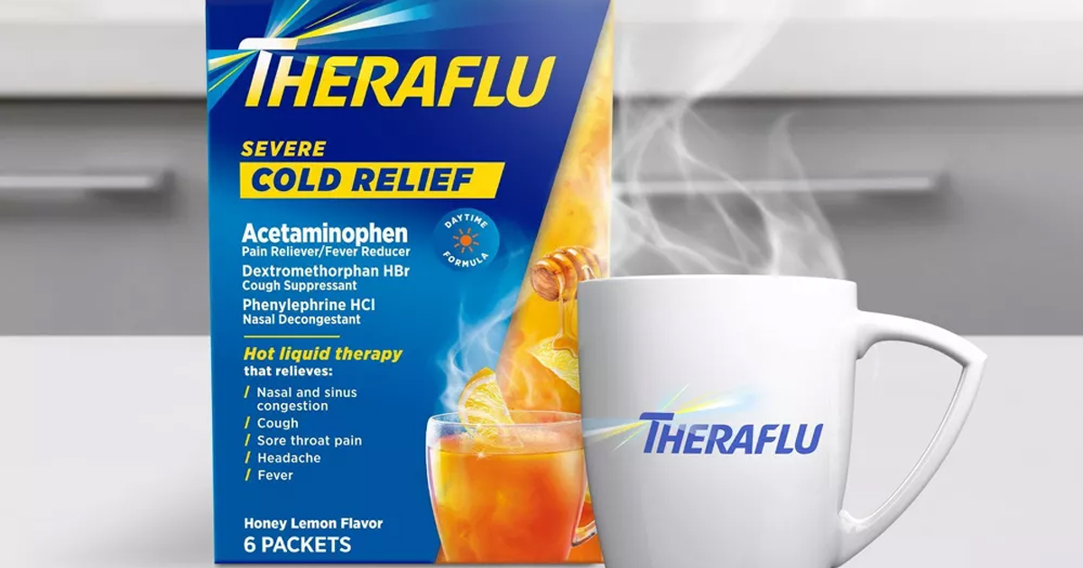 Theraflu Cold Medicine Powder Packets 6-Count Only $4 Shipped on Amazon ...