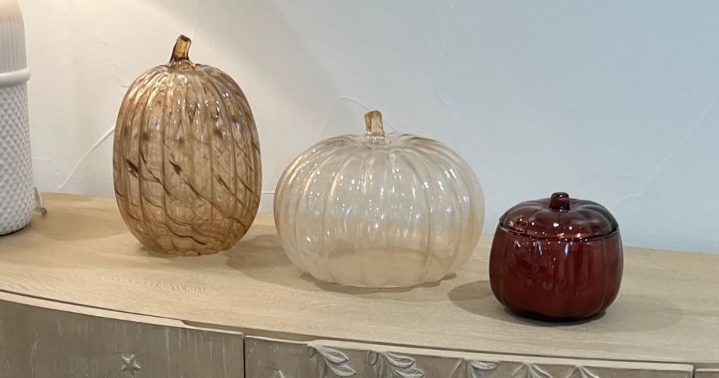 Target Fall Pumpkin Home Decor | Woven, Glass, Knit & More from $5 ...