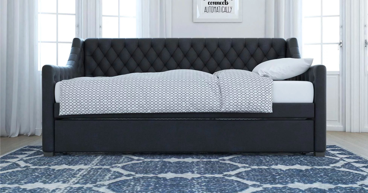 Tufted Twin Daybed & Trundle Only $298 Shipped on Walmart.com (Reg ...