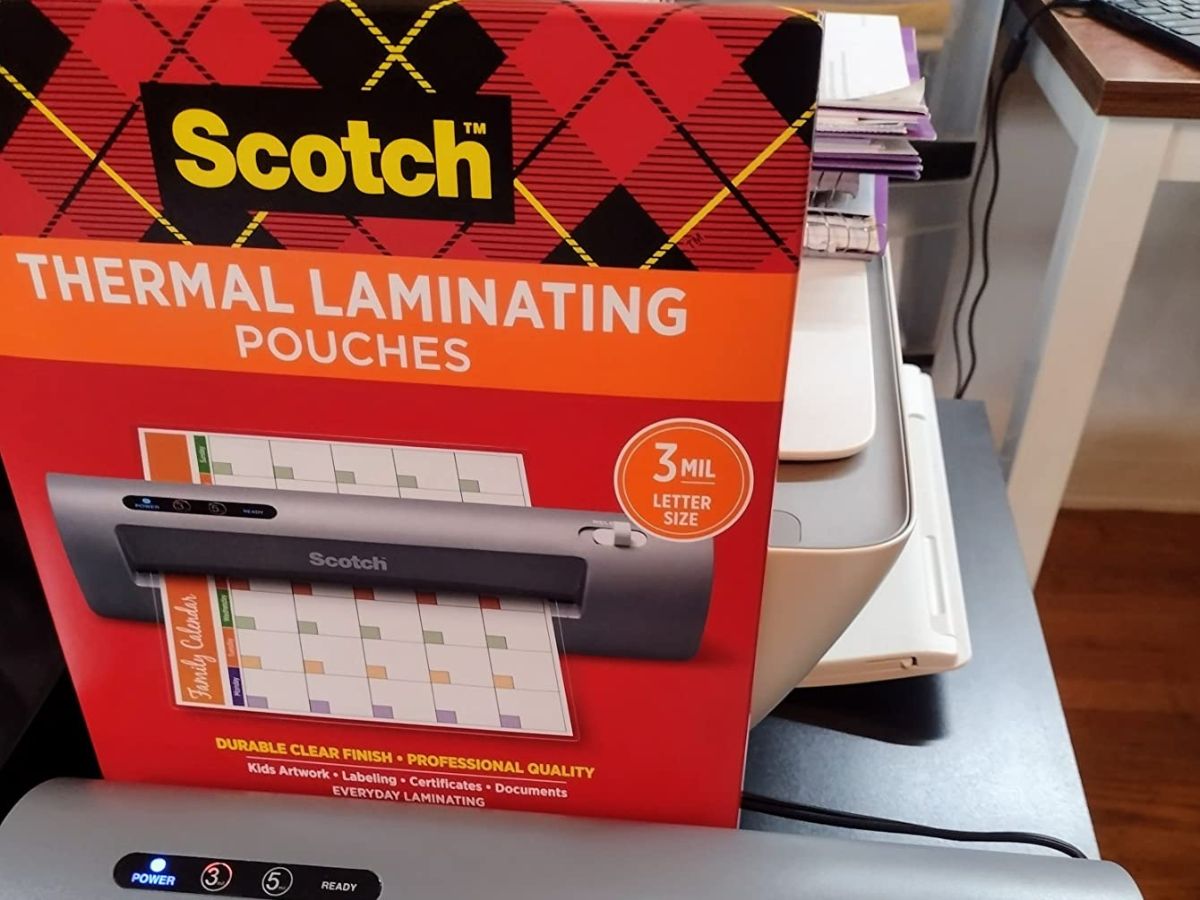 Scotch Thermal Laminating Pouches 50-Count Only $5.97 on Amazon (Reg ...