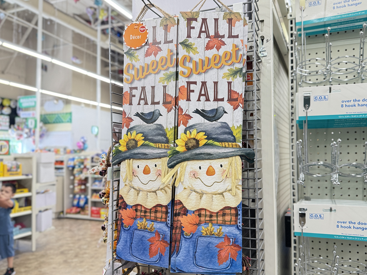 NEW Dollar Tree Fall Decor | Rustic Signs, Metal Tins, Pumpkins, & So ...