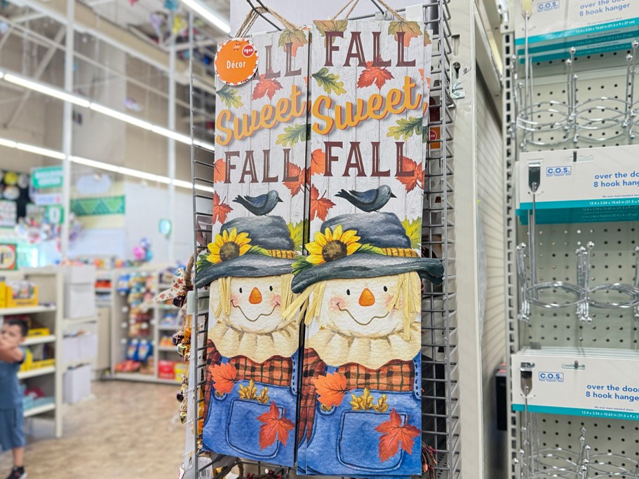 NEW Dollar Tree Fall Decor | Rustic Signs, Metal Tins, Pumpkins, & So ...