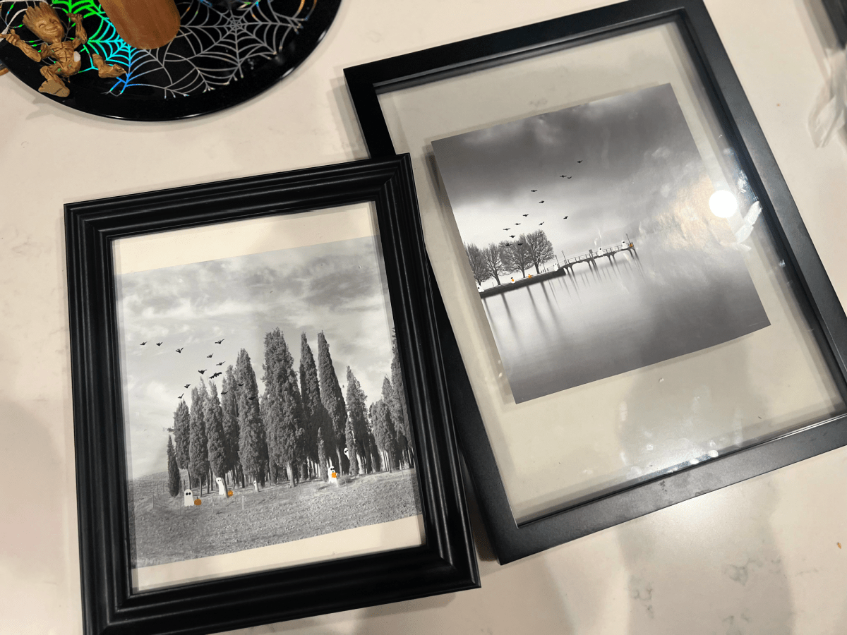 DIY Thrift Store Ghost Painting Makeover for Halloween