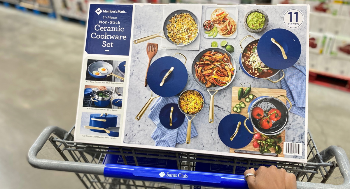 $40 Off Member's Mark Ceramic Cookware Set on SamsClub.com ($350 LESS ...