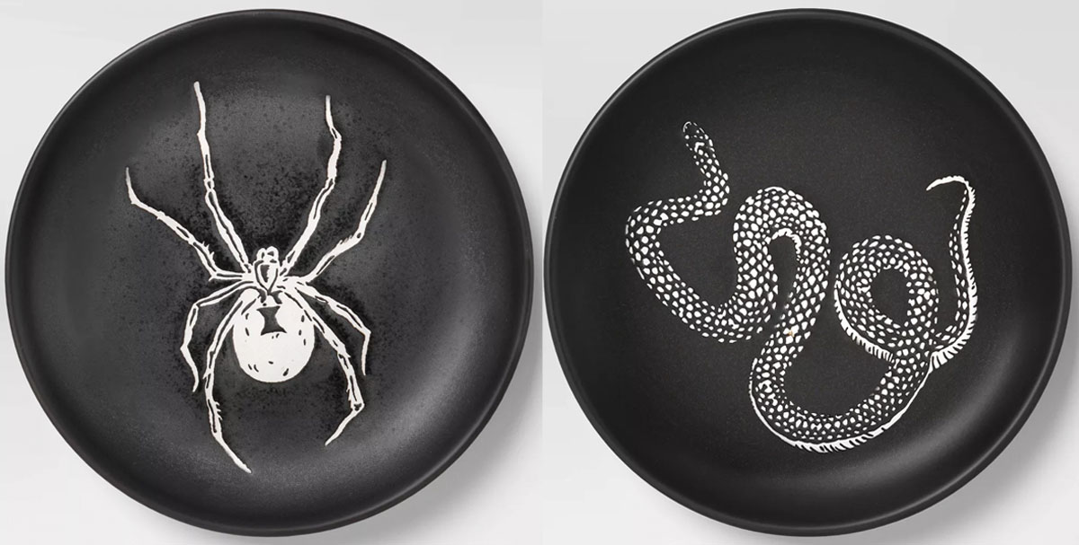 New Target Halloween Dinnerware | Stoneware Plates $3, Serving Trays ...