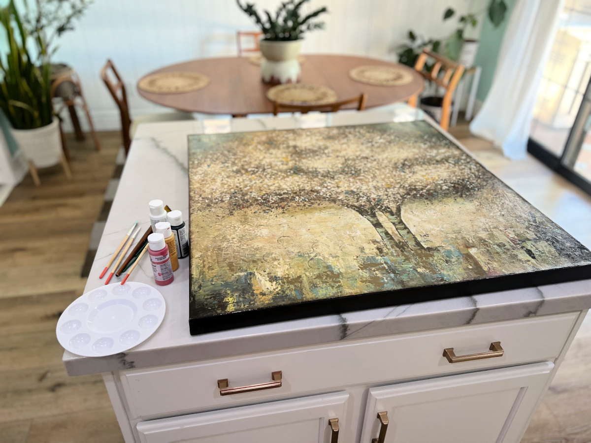 DIY Thrift Store Ghost Painting Makeover for Halloween