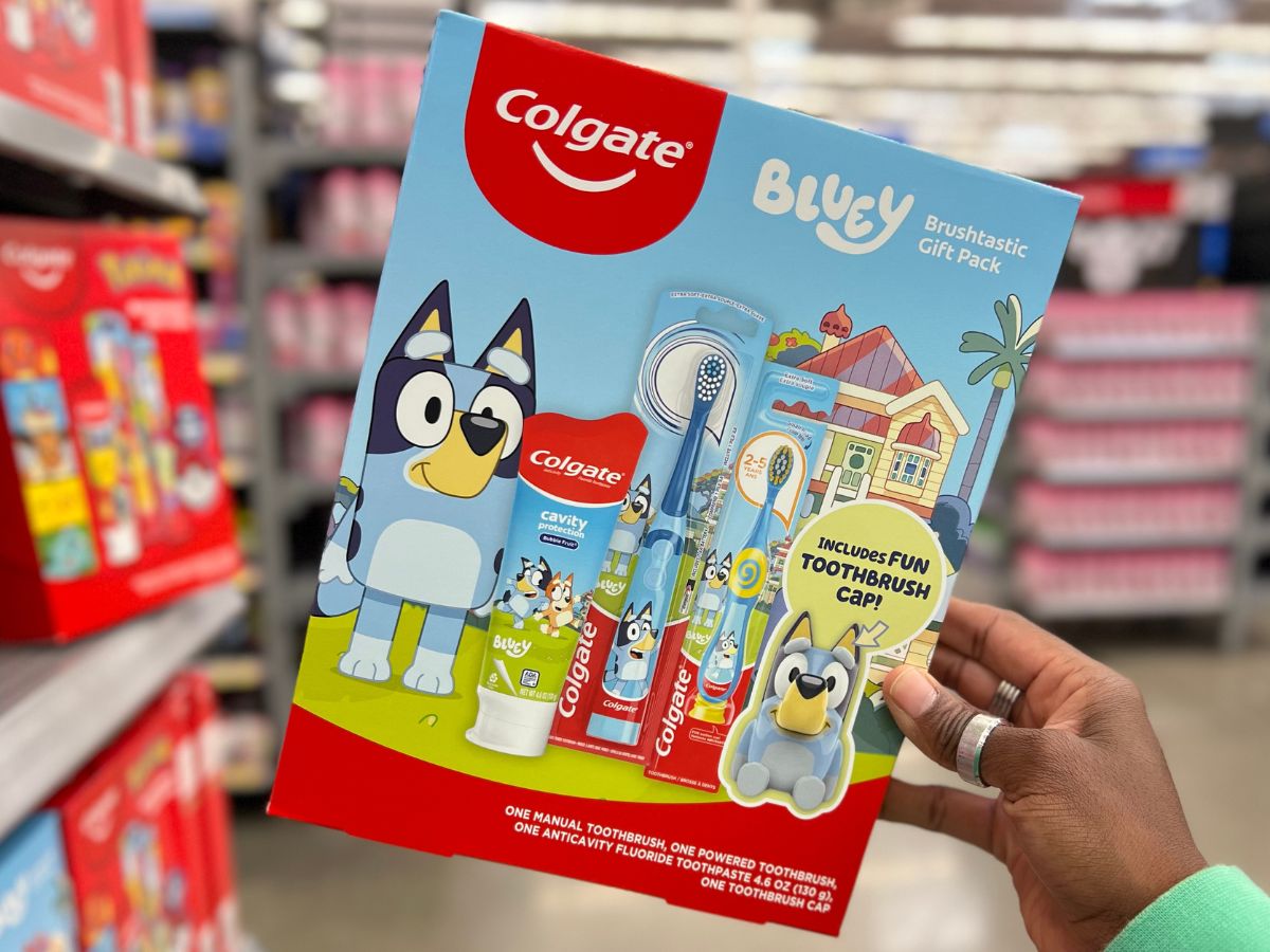 Colgate Brushtastic Gift Pack Just $10 at Walmart | Bluey, Pokémon ...