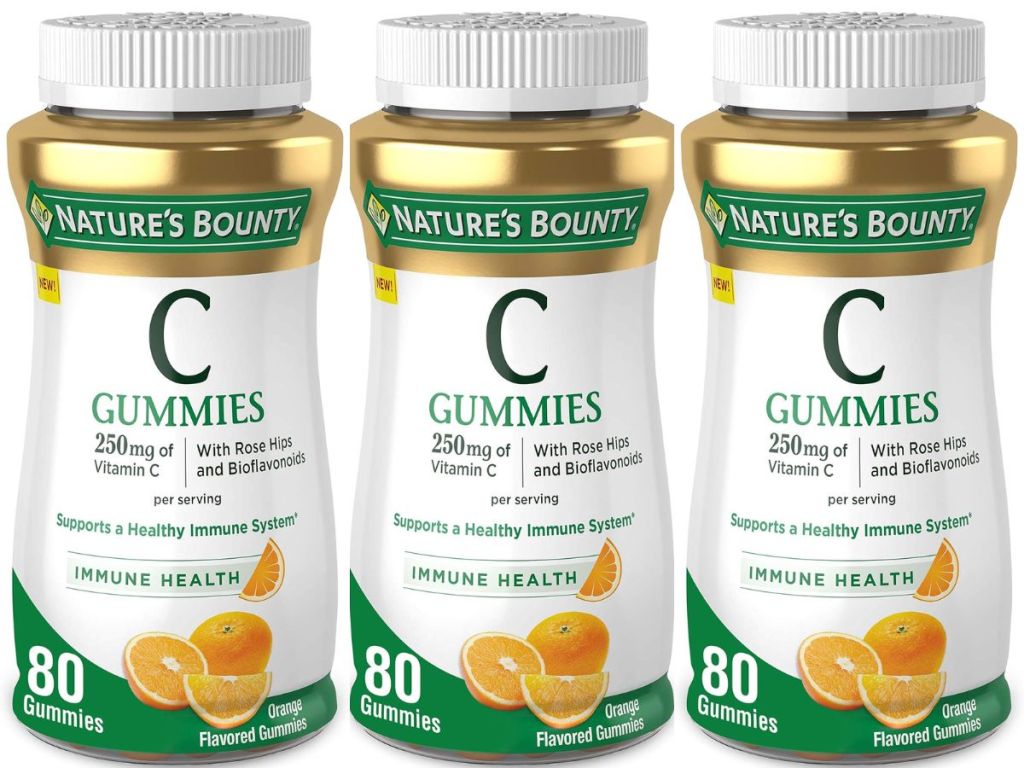 Nature's Bounty Vitamin C Orange Gummies 80-Count Bottle JUST $5 on ...