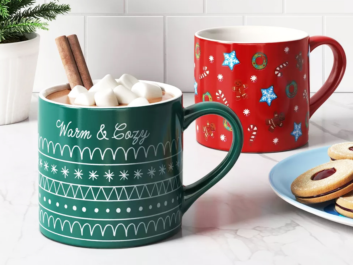 You'll Want ALL of These $5 Target Christmas Mugs! | Hip2Save