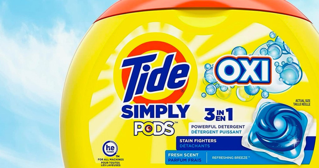 Tide Simply Laundry Detergent Pods 55-Count Only $7.92 on OfficeDepot ...