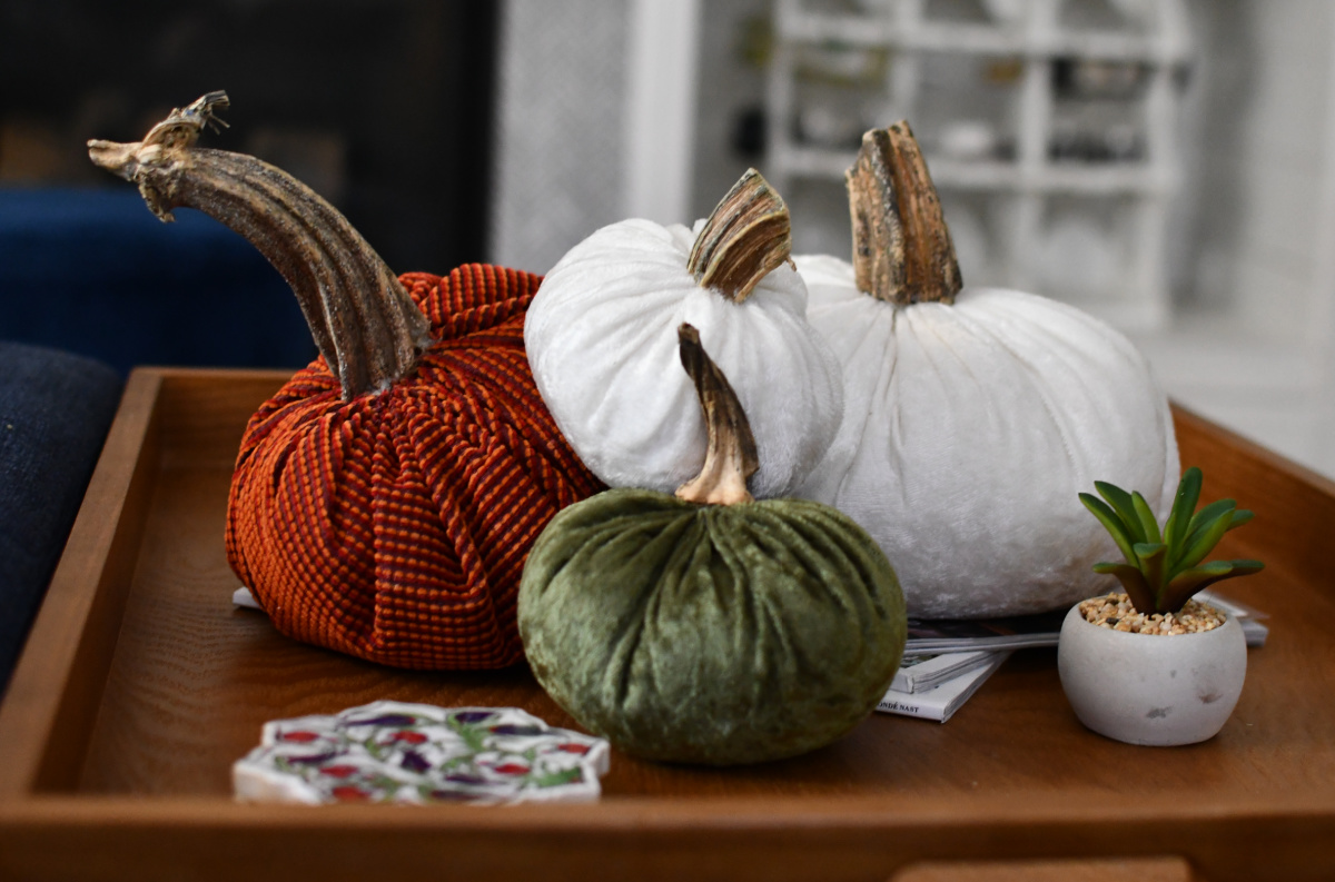 Make Velvet Pumpkins for Cheap DIY Fall Decor