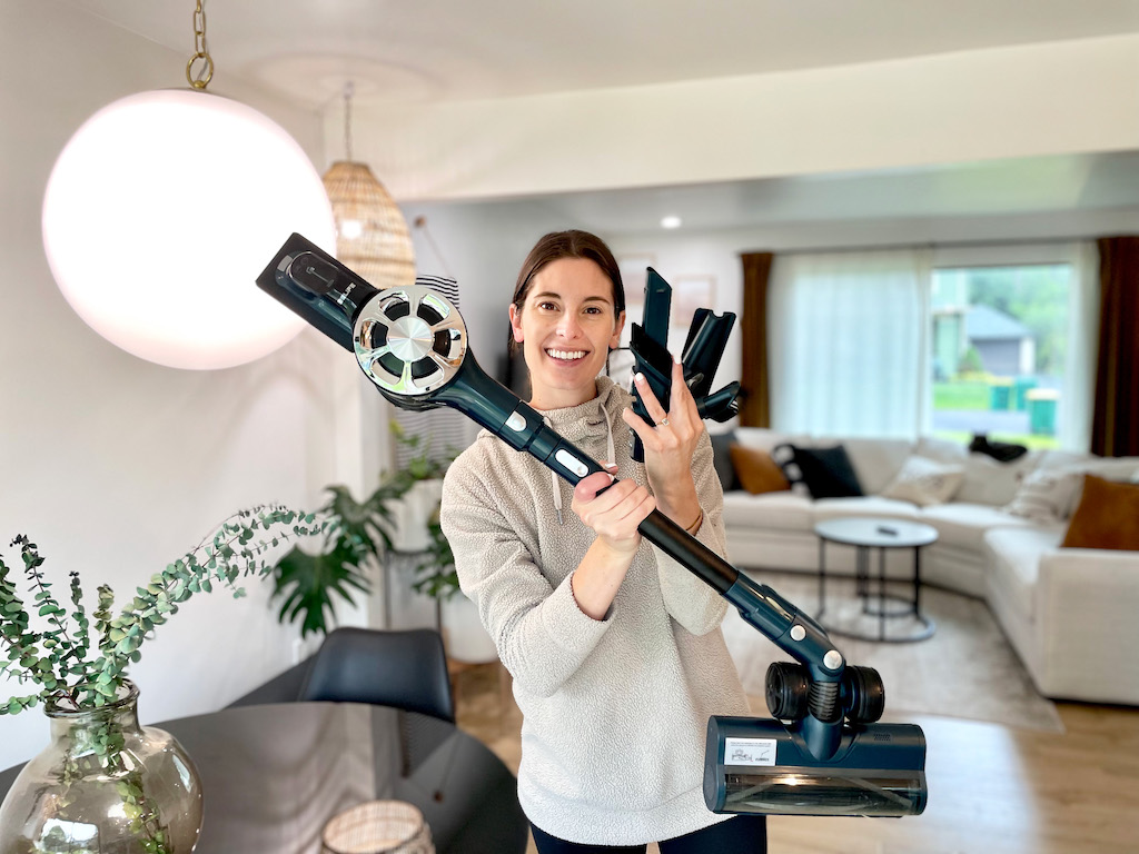 $50 Off Cordless Stick Vacuum Cleaner w/ Anti-Hair Tangle & LED Lights ...
