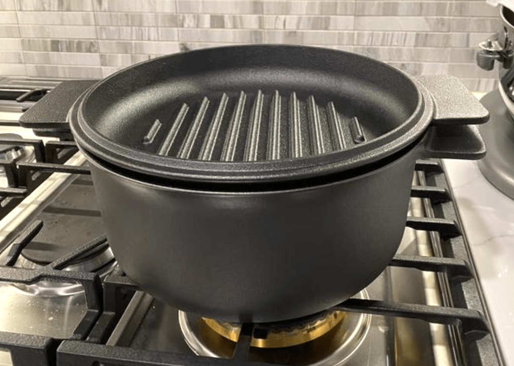 Cast Iron Dutch Oven w/ Grill Pan Lid Only $34.99 Shipped on Macys.com ...