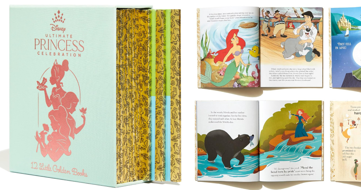 Little Golden Disney Princess 12-Book Box Set Only $26.98 on Amazon ...