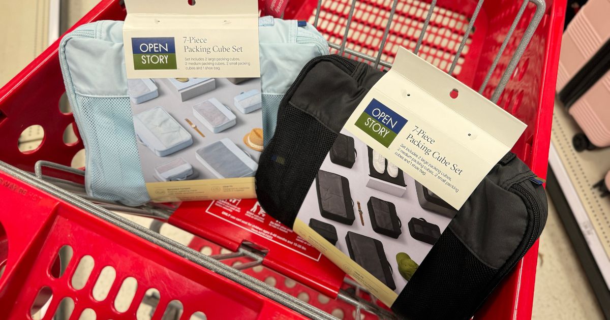 40% Off Target Luggage - Including Packing Cubes & Travel Backpacks ...