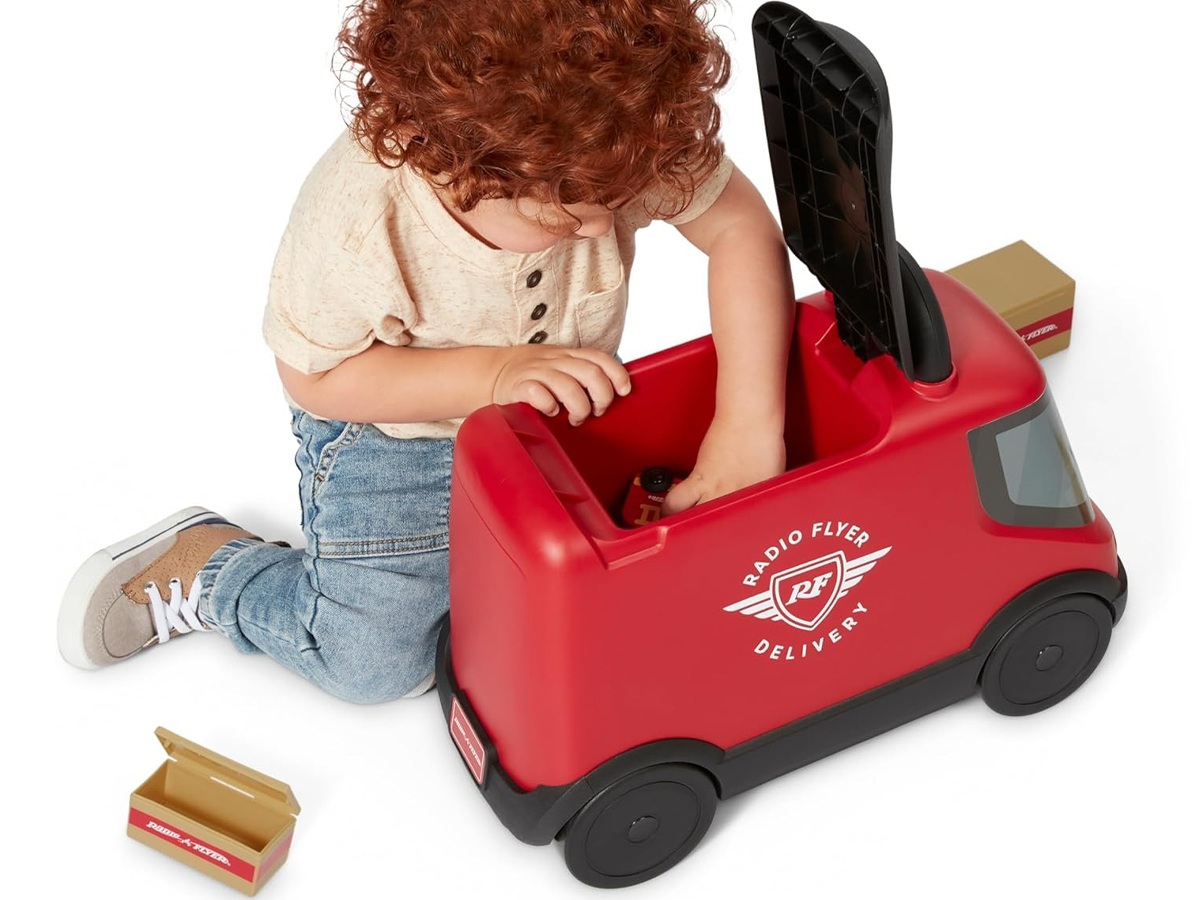 This Radio Flyer Delivery Van Ride On Toy is FUN & Only $18.99 on ...