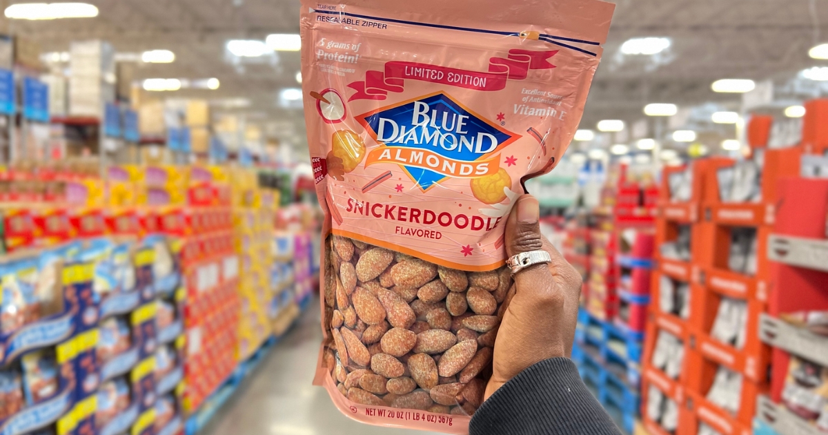 HUGE Snickerdoodle Blue Diamond Almonds 20oz Bag Only $9.98 at Sam's ...